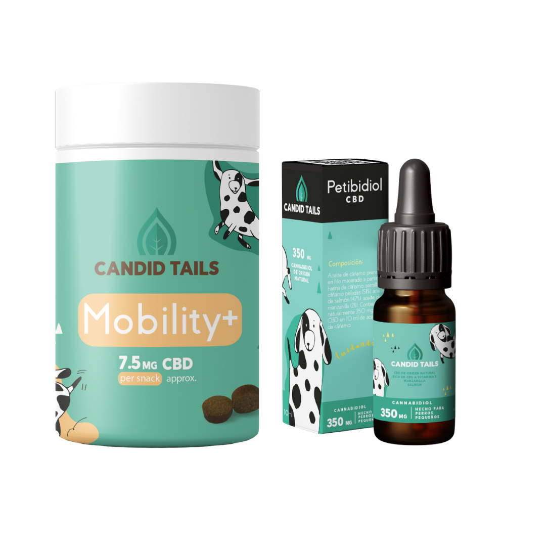 Pet Hemp products with natural CBD content for joint support