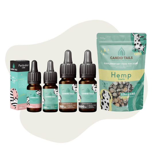 Calming supplements for dogs and cats with natural CBD